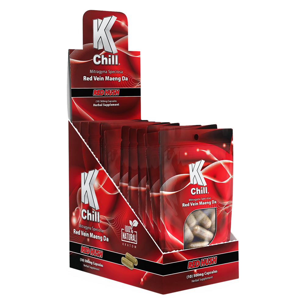 K-Chill Red Hush Capsules 10ct - DBZ